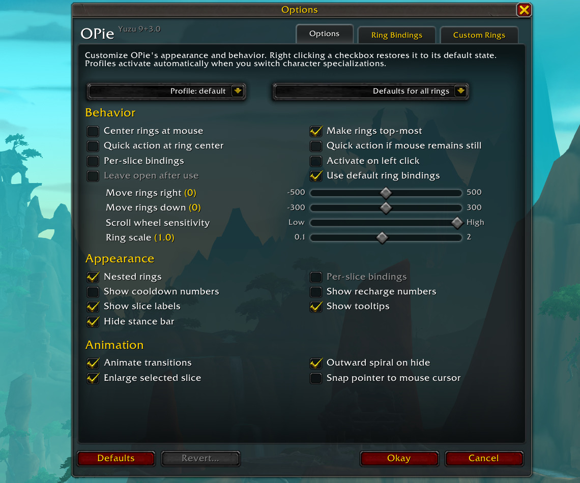 OPie (World of Warcraft AddOn)